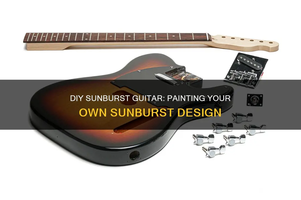 Diy Sunburst Guitar: Painting Your Own Sunburst Design | CyPaint