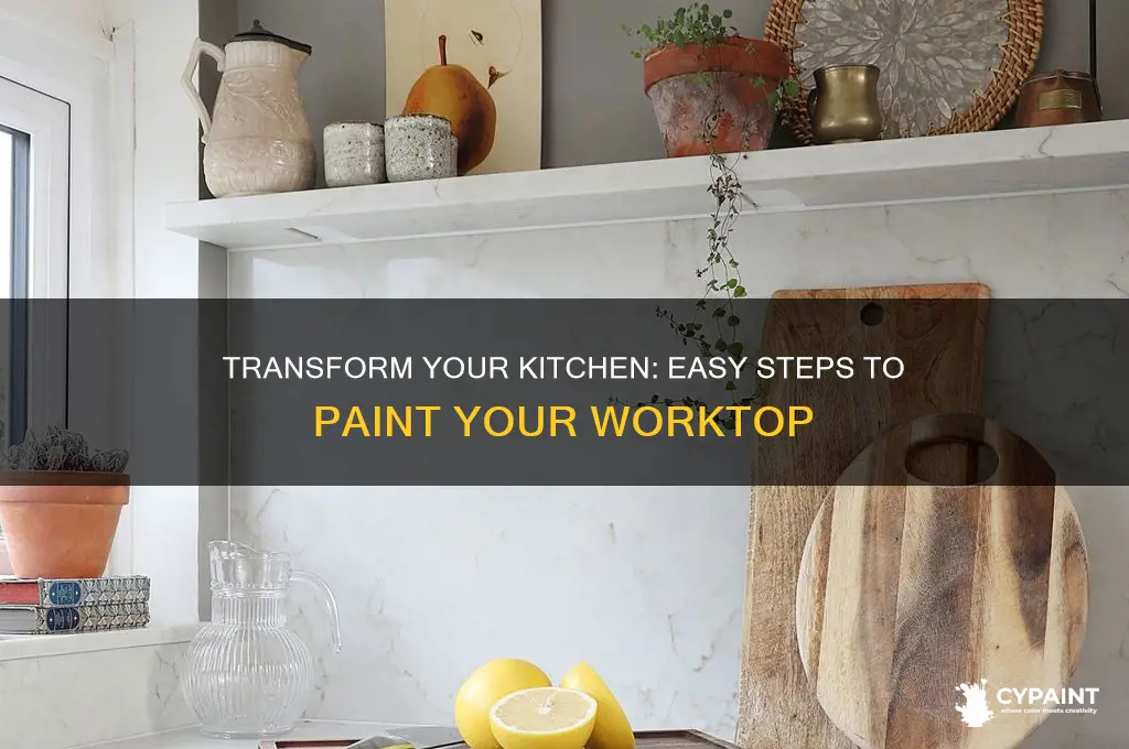 Transform Your Kitchen: Easy Steps To Paint Your Worktop | CyPaint