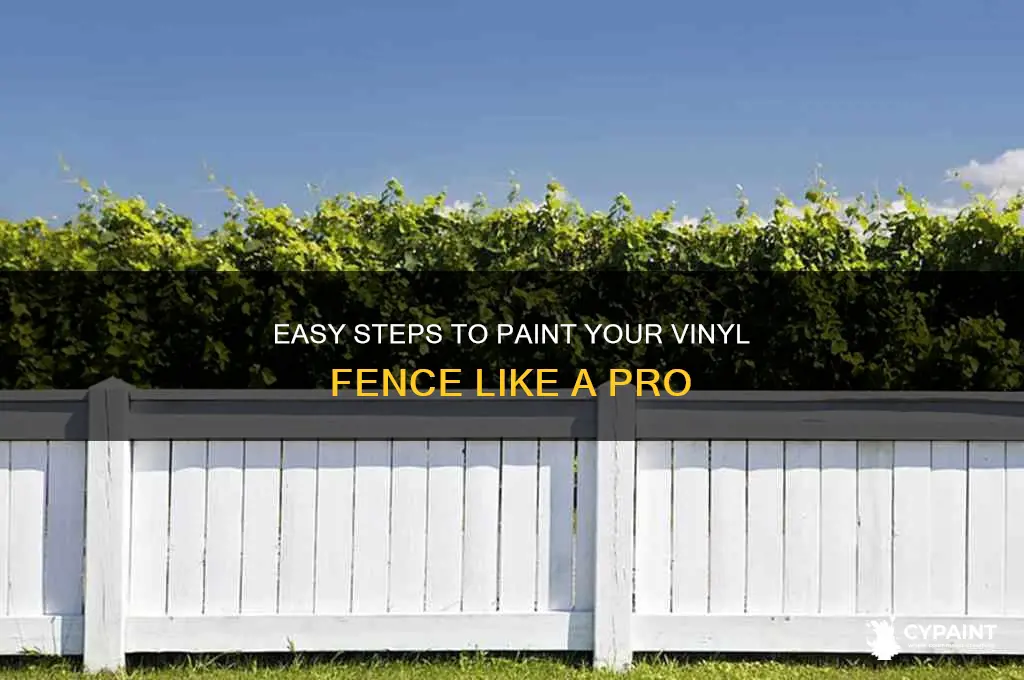 Easy Steps To Paint Your Vinyl Fence Like A Pro | CyPaint