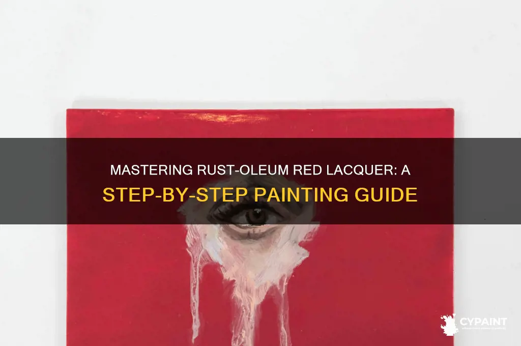 Mastering Rust-Oleum Red Lacquer: A Step-By-Step Painting Guide | CyPaint