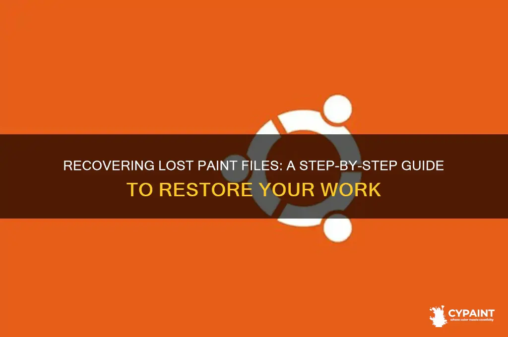Recovering Lost Paint Files: A Step-By-Step Guide To Restore Your Work ...