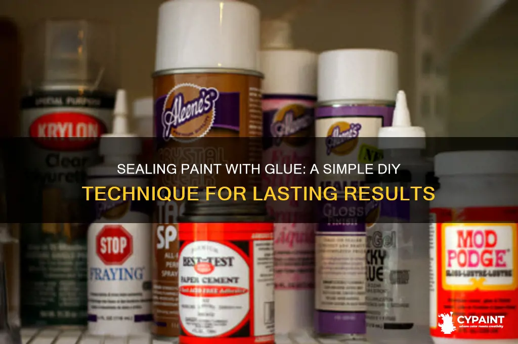 Sealing Paint With Glue: A Simple Diy Technique For Lasting Results ...