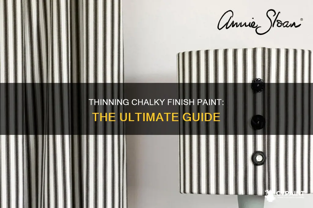 Thinning Chalky Finish Paint: The Ultimate Guide | CyPaint