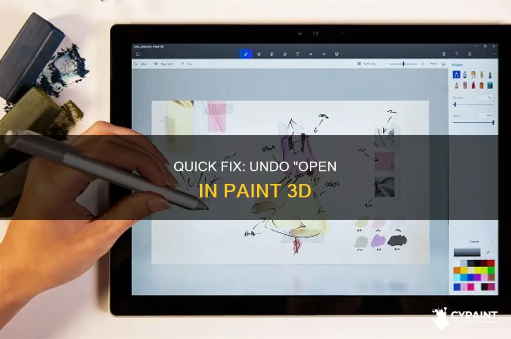 Quick Fix: Undo "Open In Paint 3D | CyPaint