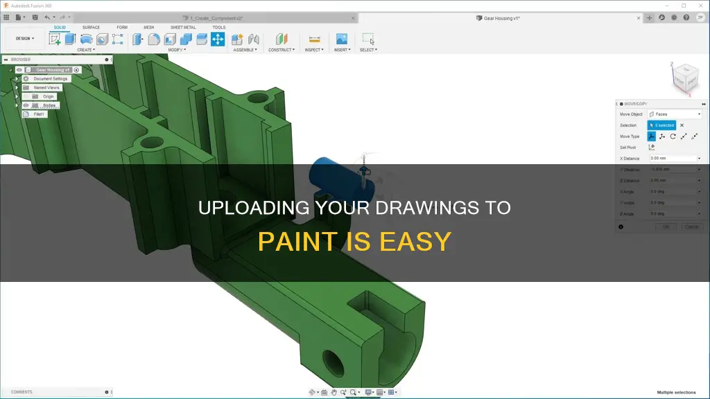 Uploading Your Drawings To Paint Is Easy | CyPaint