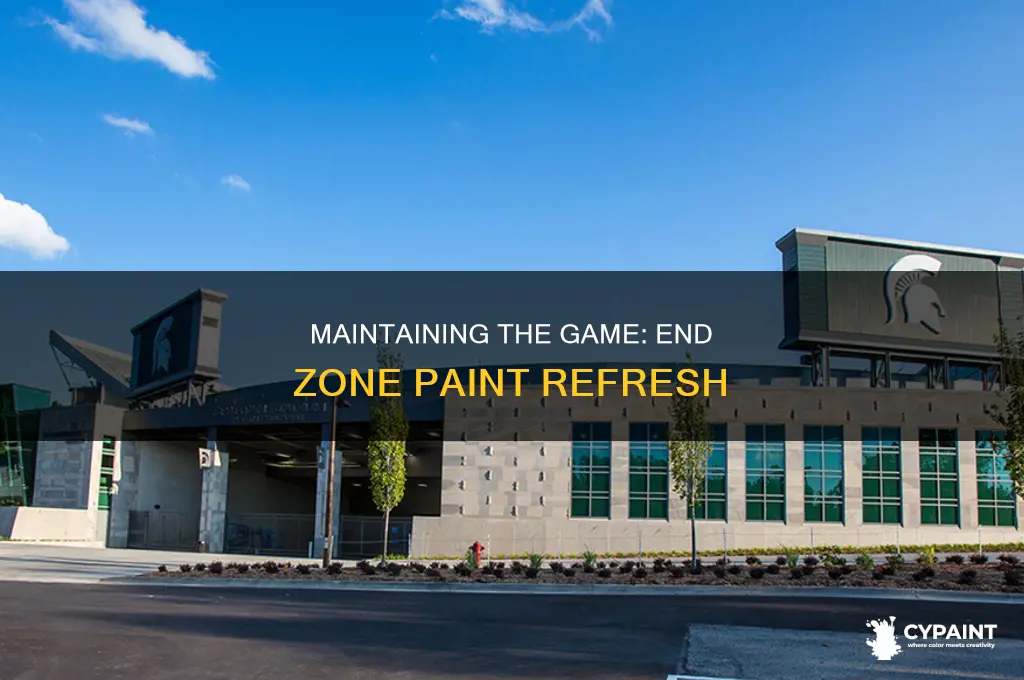 Maintaining The Game: End Zone Paint Refresh | CyPaint