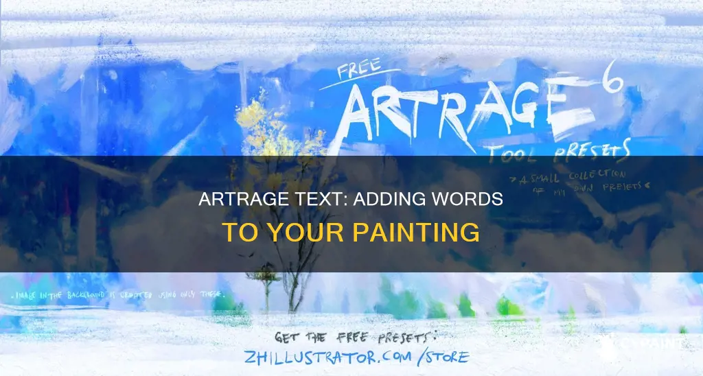 Artrage Text: Adding Words To Your Painting | CyPaint