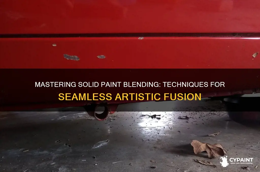 Mastering Solid Paint Blending: Techniques For Seamless Artistic Fusion ...