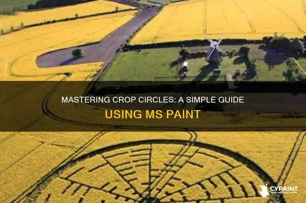 Mastering Crop Circles: A Simple Guide Using Ms Paint | CyPaint
