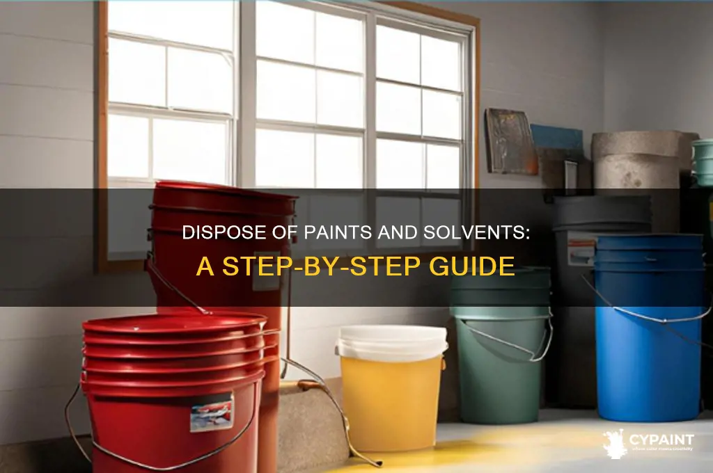 Dispose Of Paints And Solvents: A Step-By-Step Guide | CyPaint