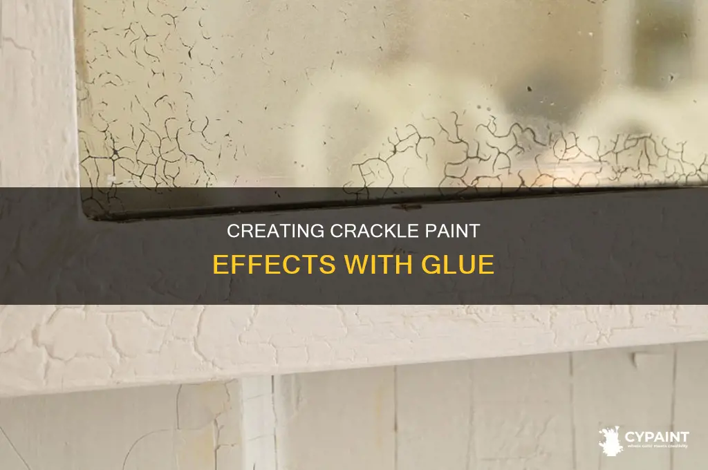 Creating Crackle Paint Effects With Glue | CyPaint