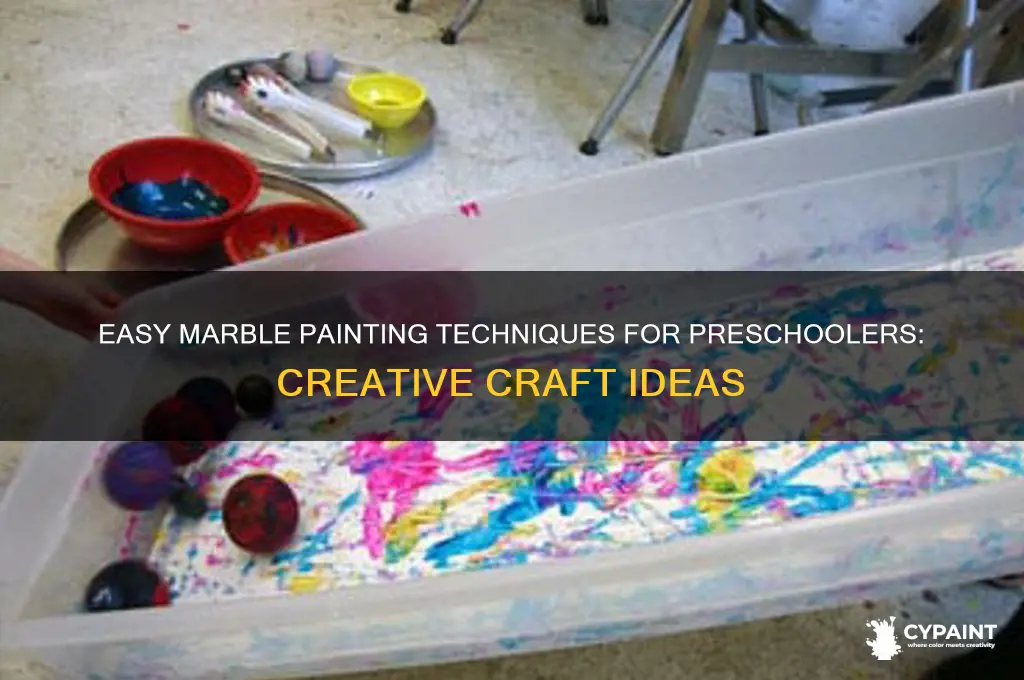 Easy Marble Painting Techniques For Preschoolers: Creative Craft Ideas ...