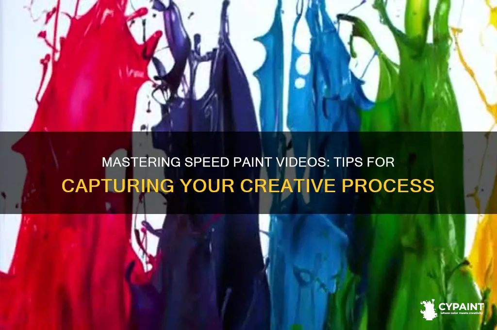Mastering Speed Paint Videos: Tips For Capturing Your Creative Process ...