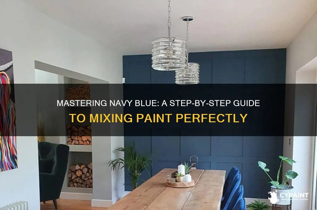 Mastering Navy Blue: A Step-By-Step Guide To Mixing Paint Perfectly ...