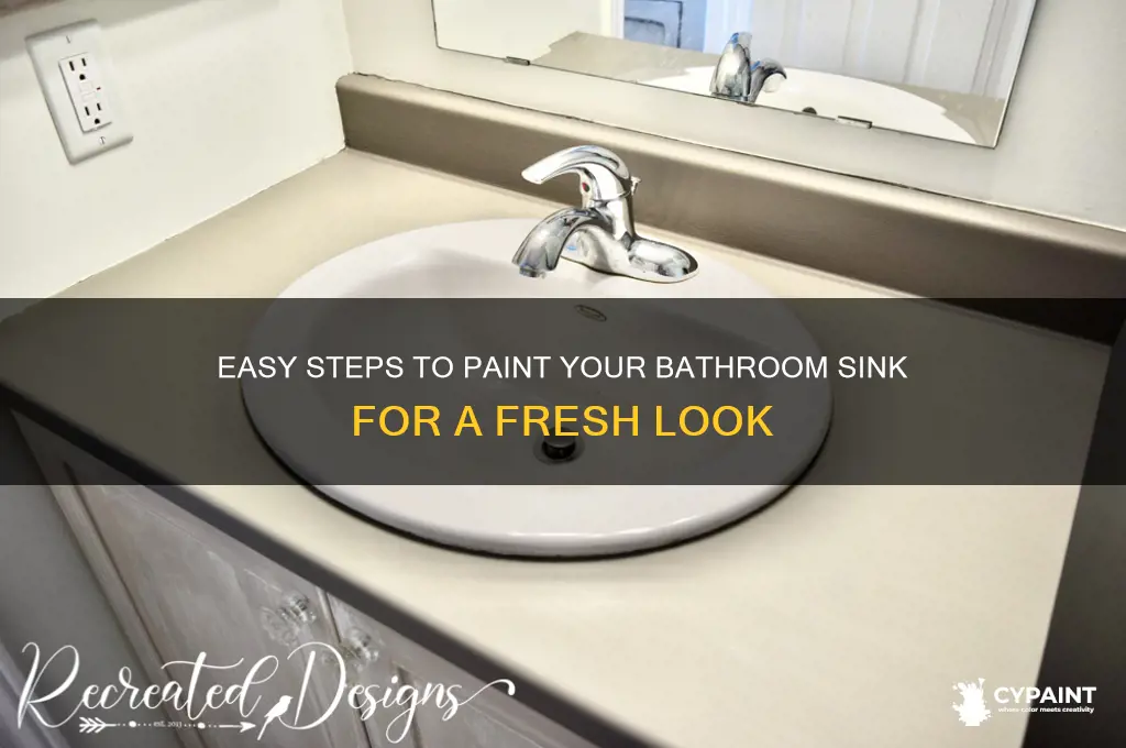 Easy Steps To Paint Your Bathroom Sink For A Fresh Look | CyPaint