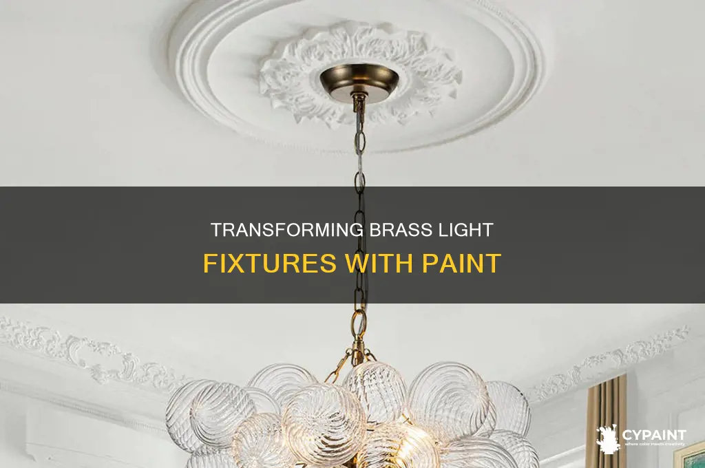 Transforming Brass Light Fixtures With Paint | CyPaint