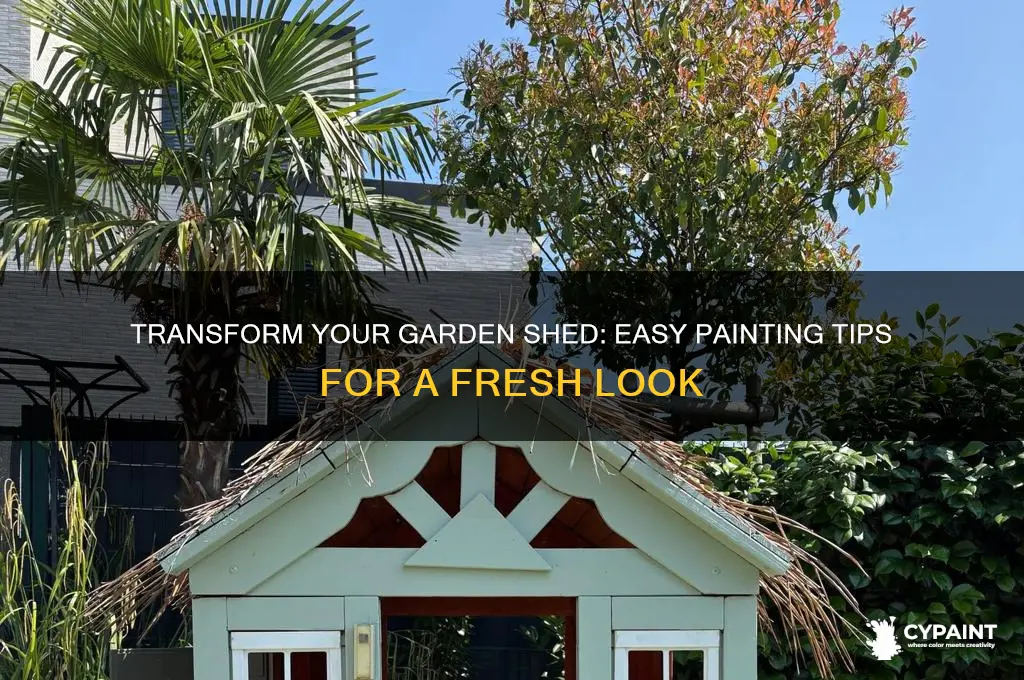 Transform Your Garden Shed: Easy Painting Tips For A Fresh Look | CyPaint