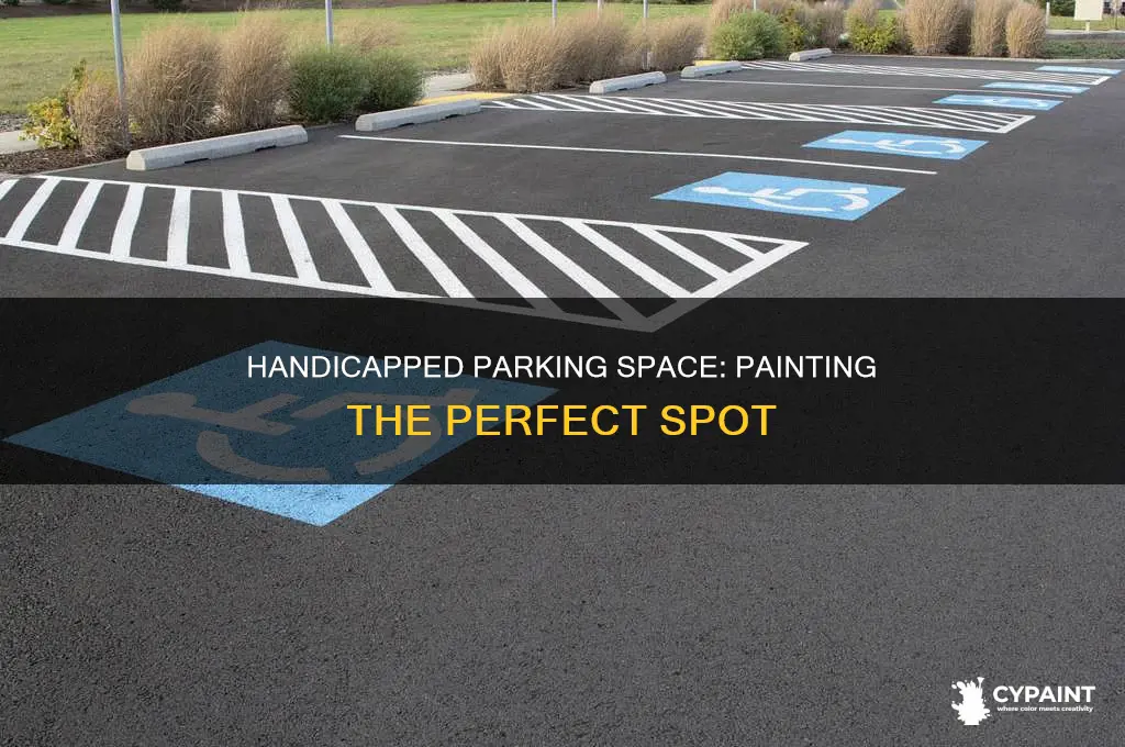 Handicapped Parking Space: Painting The Perfect Spot | CyPaint