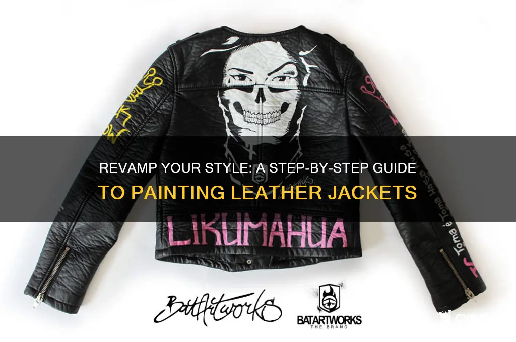 Revamp Your Style: A Step-By-Step Guide To Painting Leather Jackets ...