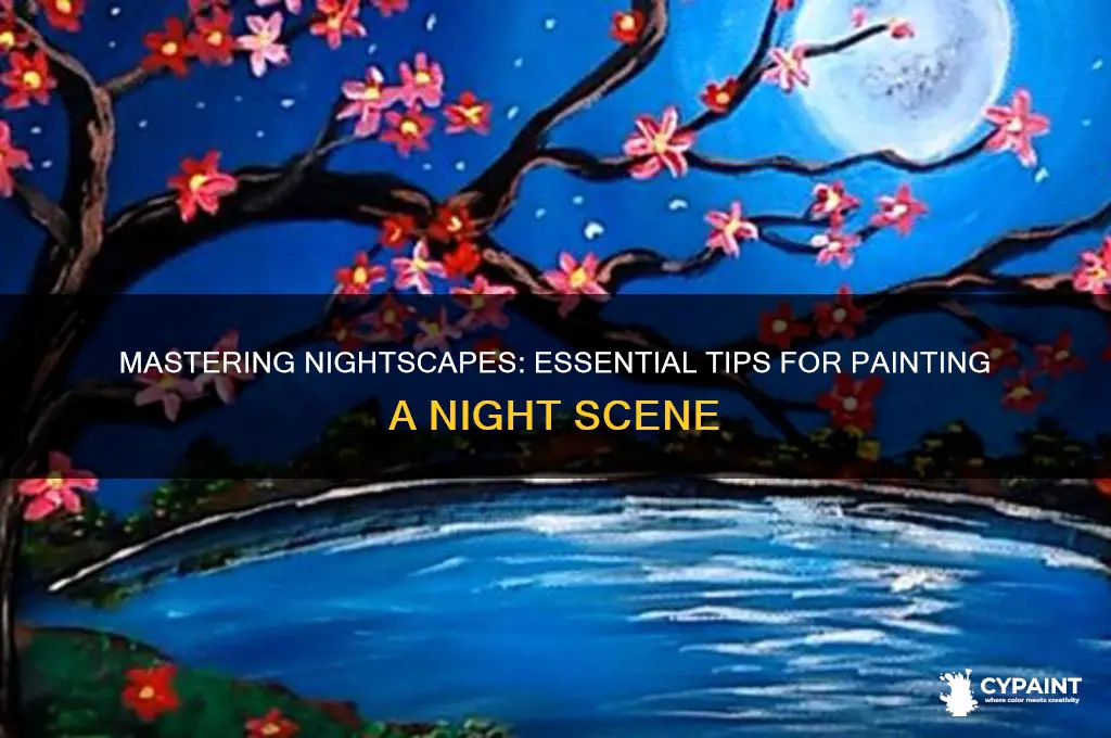 Mastering Nightscapes: Essential Tips For Painting A Night Scene | CyPaint