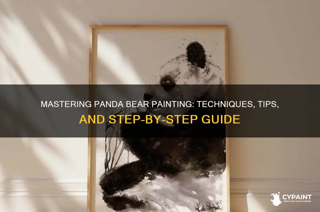Mastering Panda Bear Painting: Techniques, Tips, And Step-By-Step Guide ...