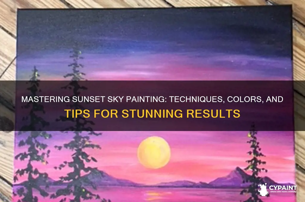 Mastering Sunset Sky Painting: Techniques, Colors, And Tips For ...