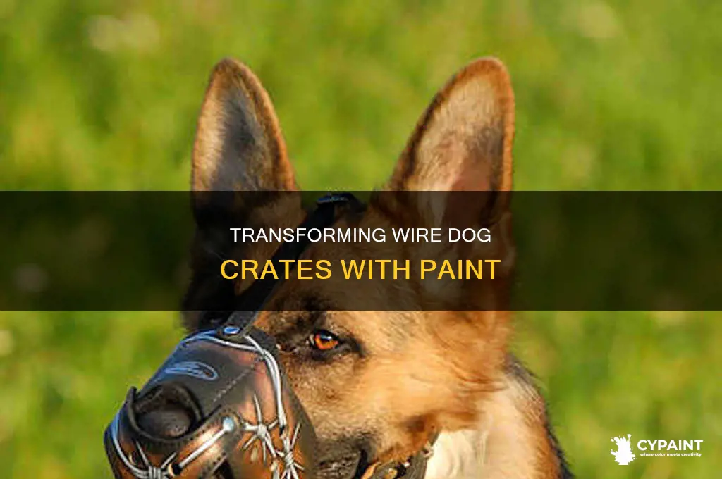 Transforming Wire Dog Crates With Paint | CyPaint