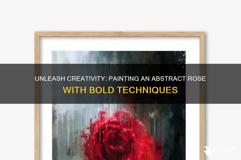 Unleash Creativity: Painting An Abstract Rose With Bold Techniques ...