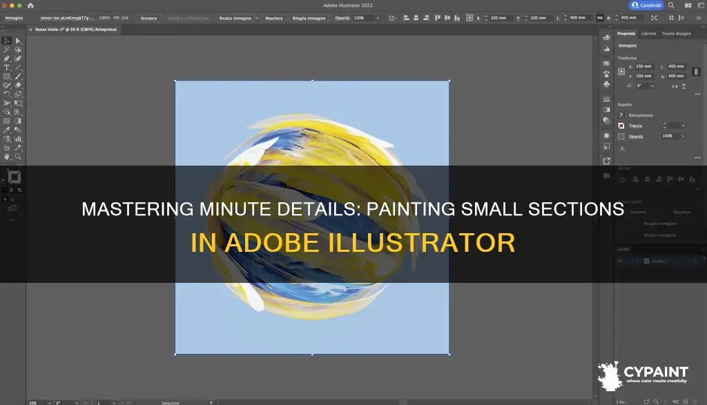 Mastering Minute Details: Painting Small Sections In Adobe Illustrator ...