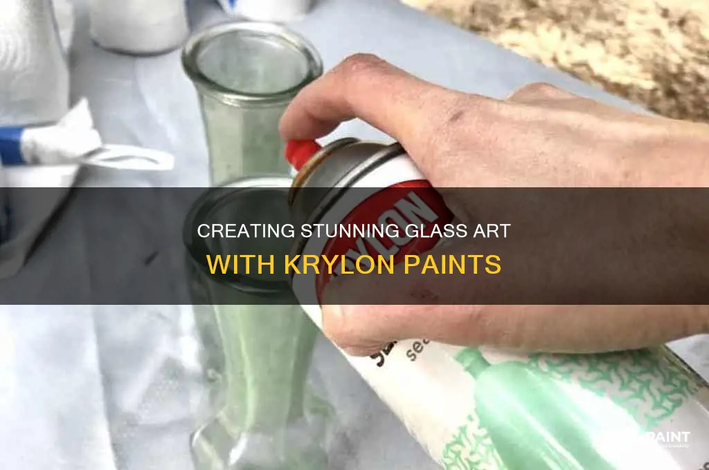 Creating Stunning Glass Art With Krylon Paints | CyPaint