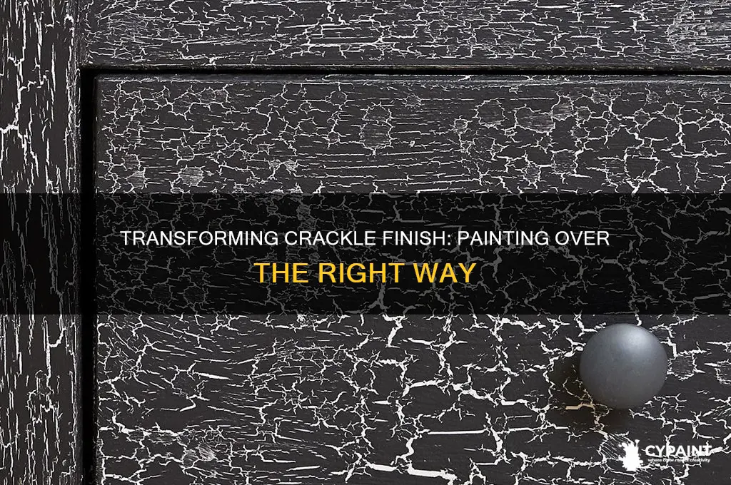 Transforming Crackle Finish: Painting Over The Right Way | CyPaint