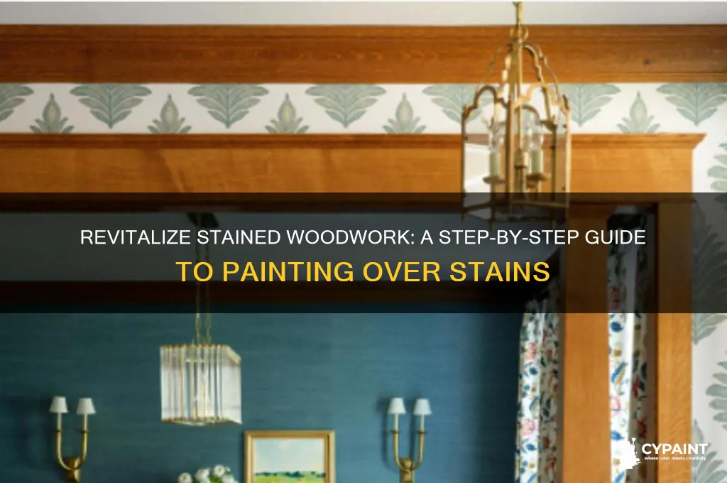 Revitalize Stained Woodwork: A Step-By-Step Guide To Painting Over ...