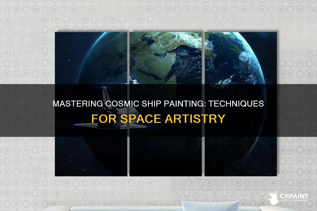 Mastering Cosmic Ship Painting: Techniques For Space Artistry | CyPaint