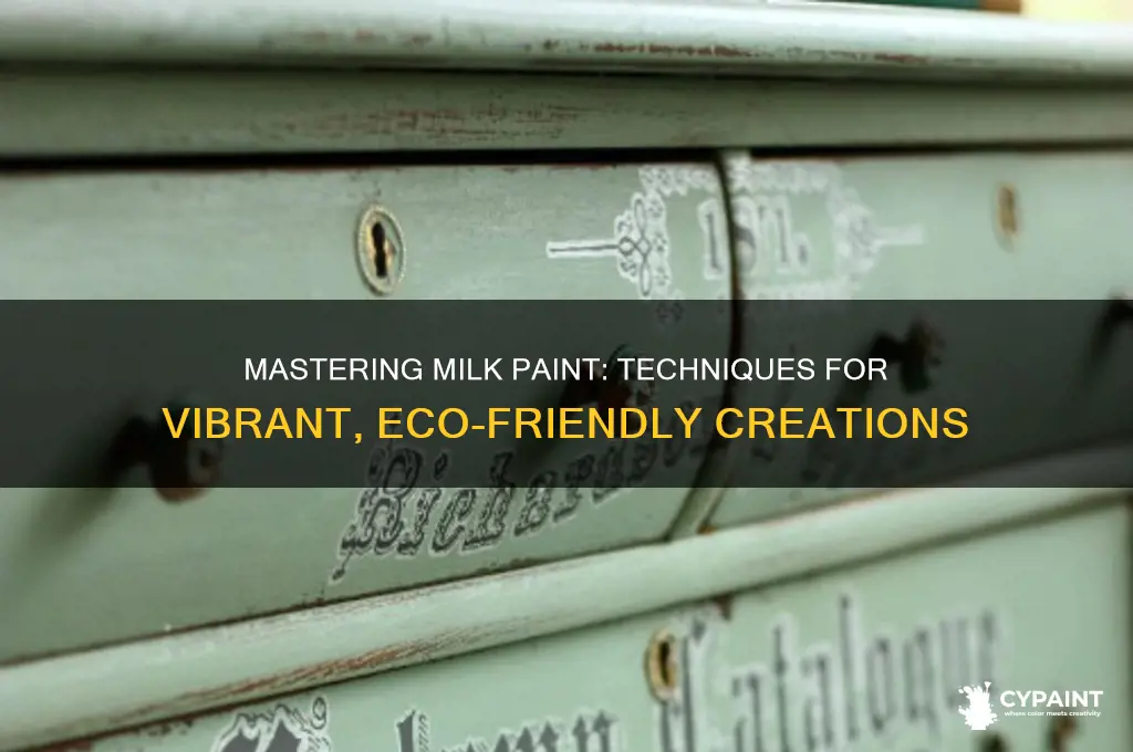 Mastering Milk Paint: Techniques For Vibrant, Eco-Friendly Creations ...