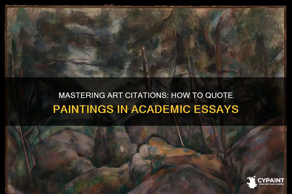 Mastering Art Citations: How To Quote Paintings In Academic Essays ...