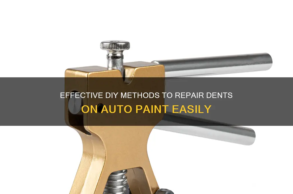 Effective Diy Methods To Repair Dents On Auto Paint Easily | CyPaint