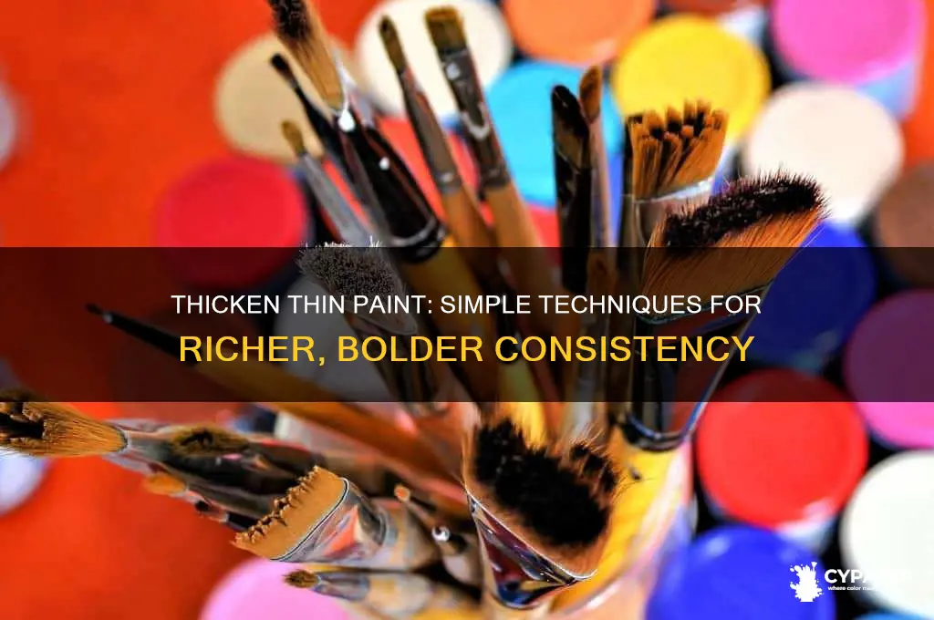 Thicken Thin Paint: Simple Techniques For Richer, Bolder Consistency ...