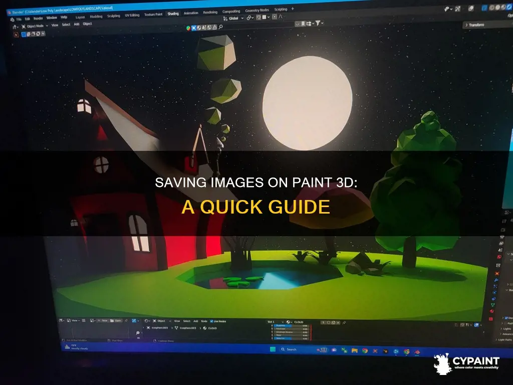 Saving Images On Paint 3D: A Quick Guide | CyPaint