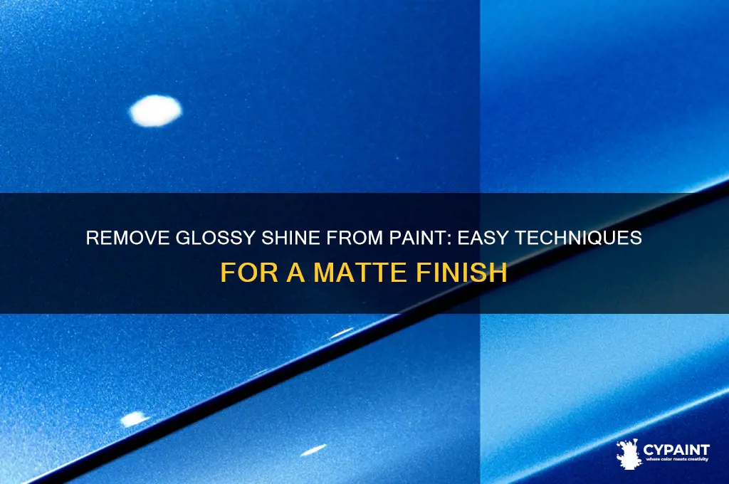 Remove Glossy Shine From Paint: Easy Techniques For A Matte Finish ...