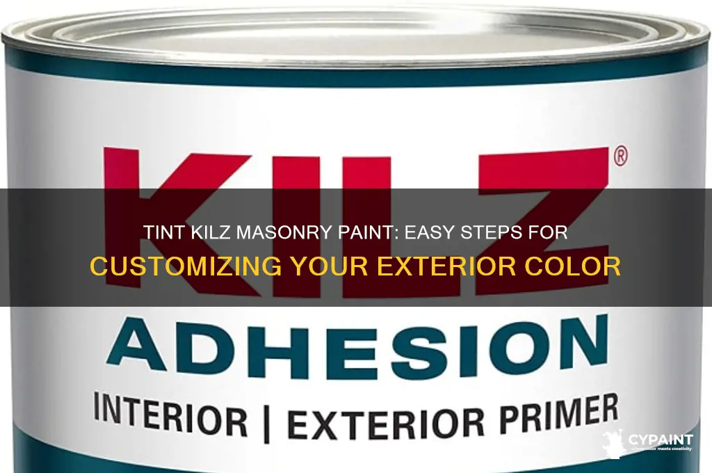 Tint Kilz Masonry Paint: Easy Steps For Customizing Your Exterior Color ...