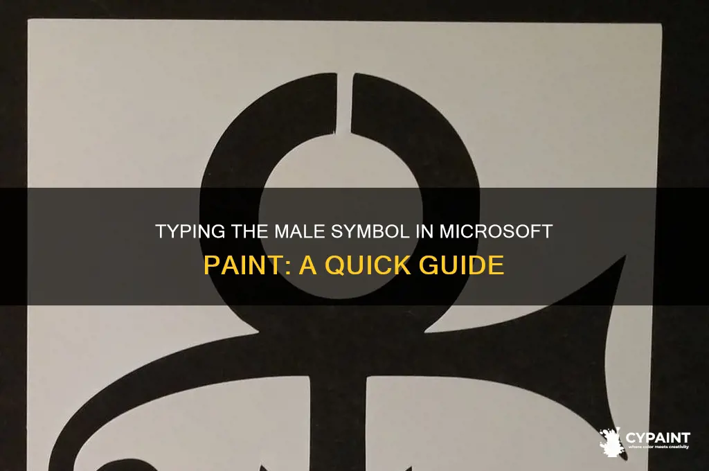 Typing The Male Symbol In Microsoft Paint: A Quick Guide | CyPaint