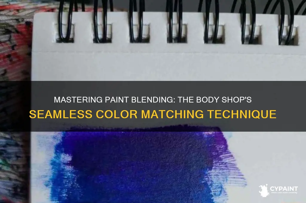 Mastering Paint Blending: The Body Shop's Seamless Color Matching ...