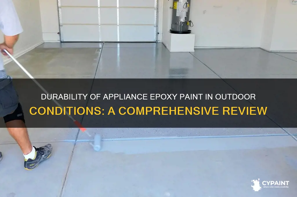 Durability Of Appliance Epoxy Paint In Outdoor Conditions: A ...