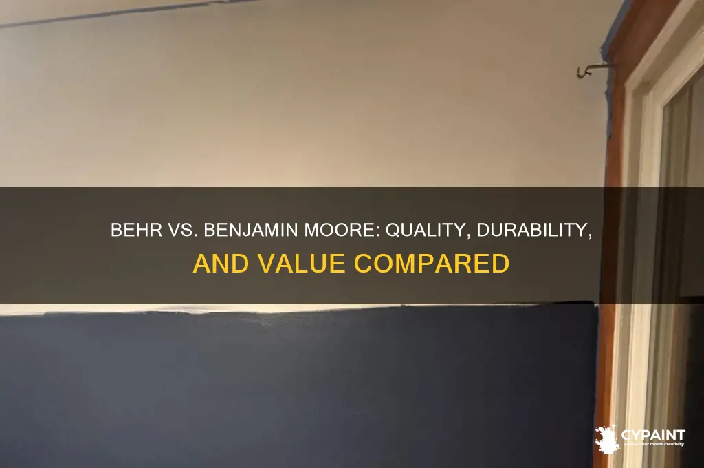 Behr Vs. Benjamin Moore: Quality, Durability, And Value Compared | CyPaint
