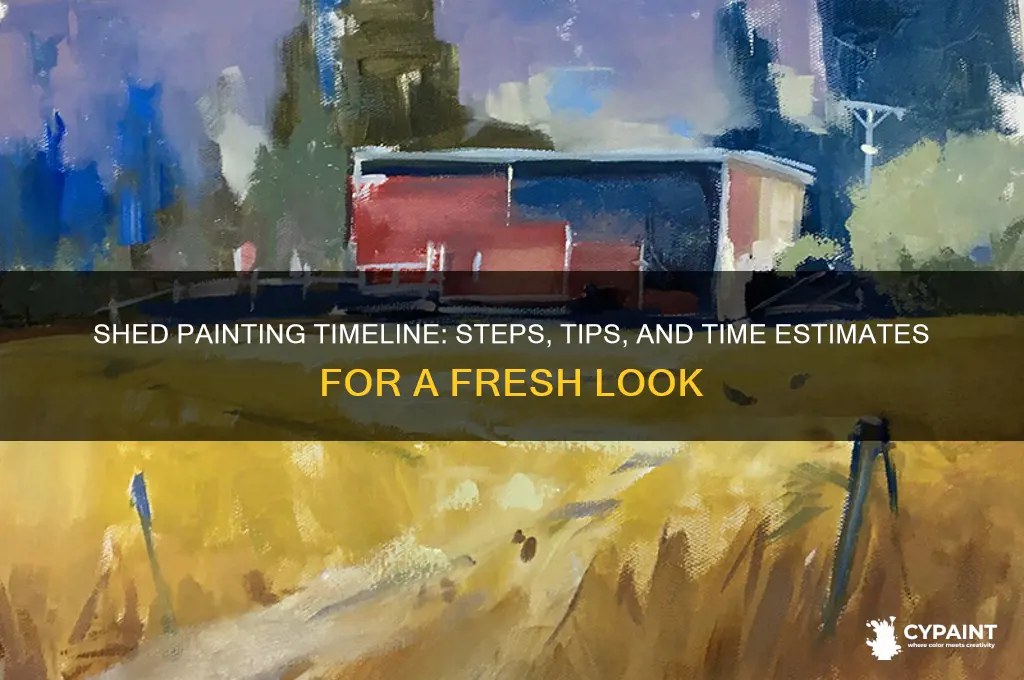 Shed Painting Timeline: Steps, Tips, And Time Estimates For A Fresh ...
