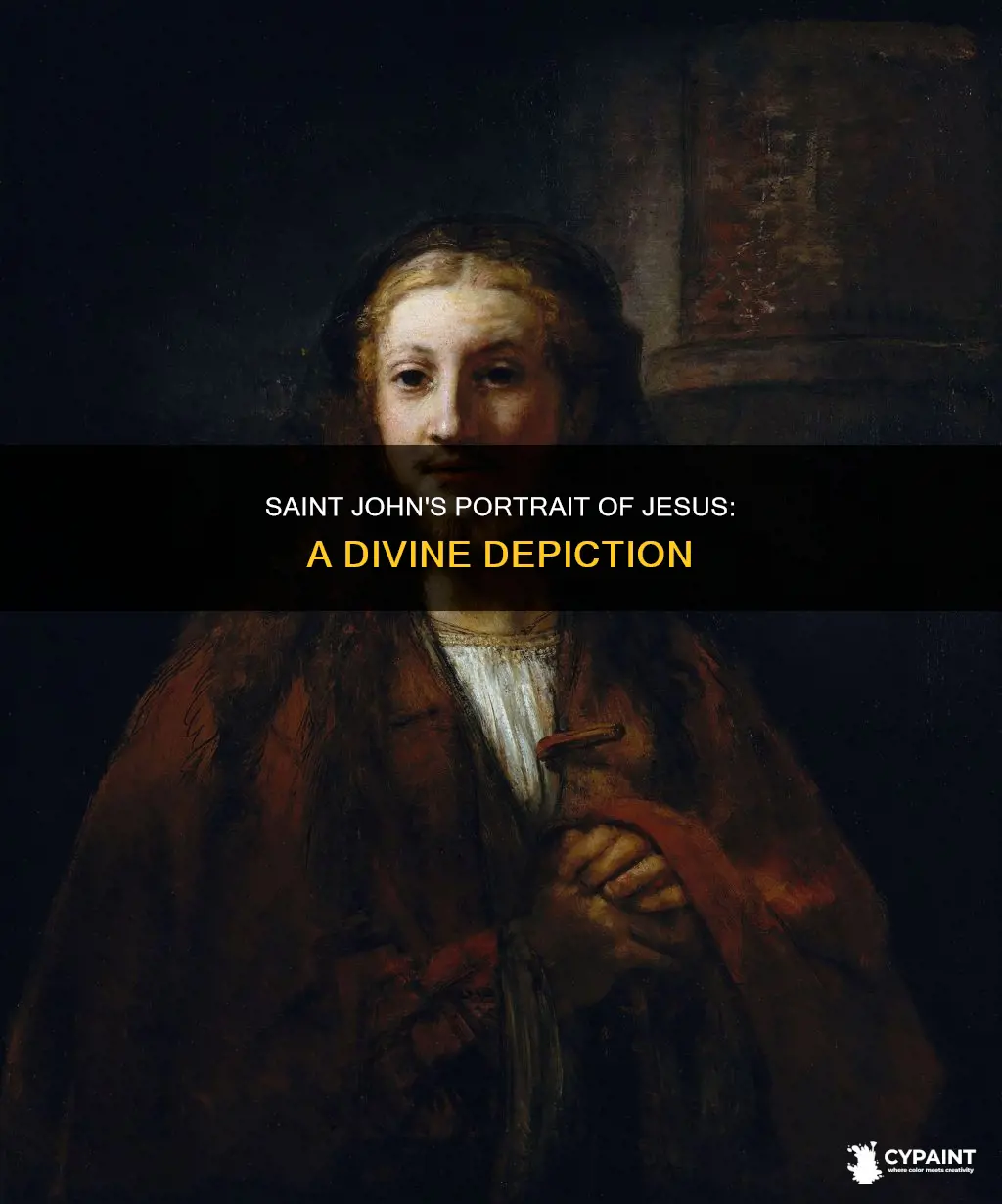 Saint John's Portrait Of Jesus: A Divine Depiction | CyPaint