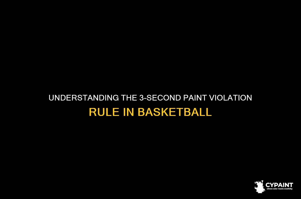 Understanding The 3-Second Paint Violation Rule In Basketball | CyPaint