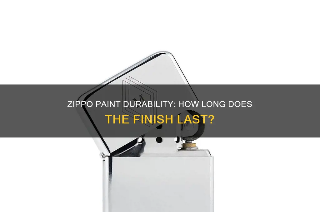 Zippo Paint Durability: How Long Does The Finish Last? | CyPaint