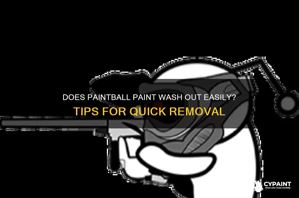 Does Paintball Paint Wash Out Easily? Tips For Quick Removal | CyPaint