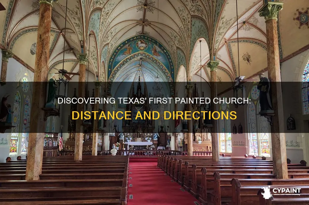 Discovering Texas' First Painted Church: Distance And Directions | CyPaint
